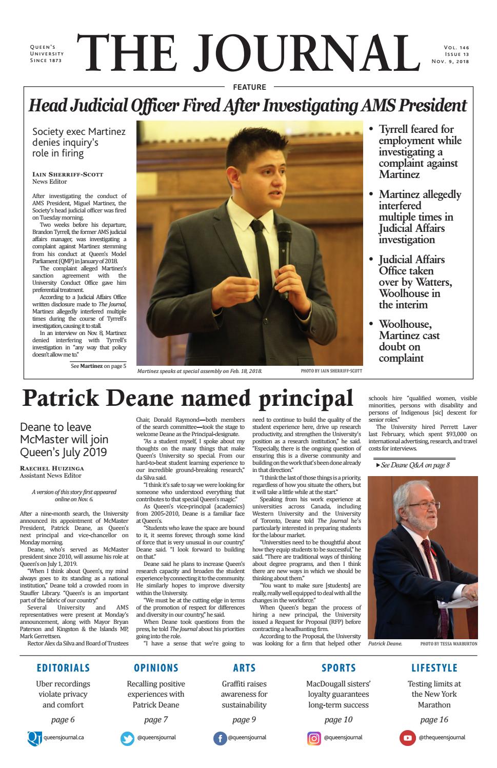 Queen's Journal, Volume 146, Issue 13 by The Queen's Journal - Issuu