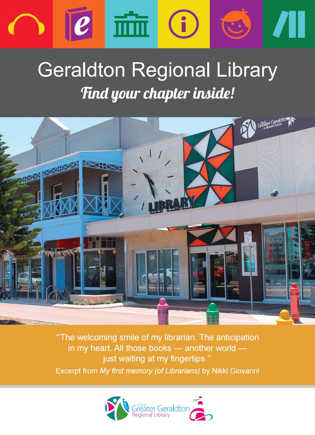Library Information Booklet by City of Greater Geraldton - Issuu