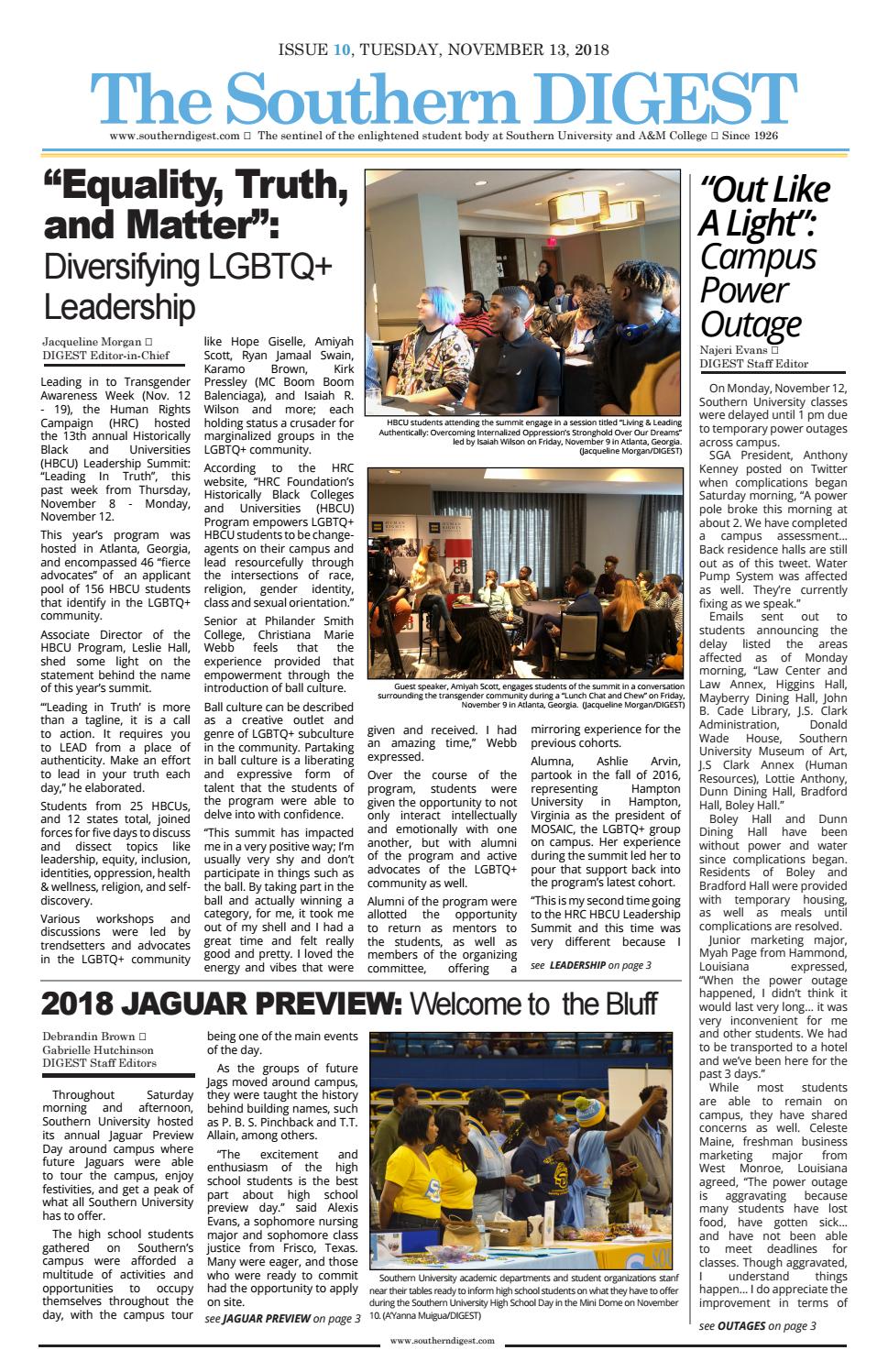 Volume 71 ISSUE 10 by Southern Digest - Issuu