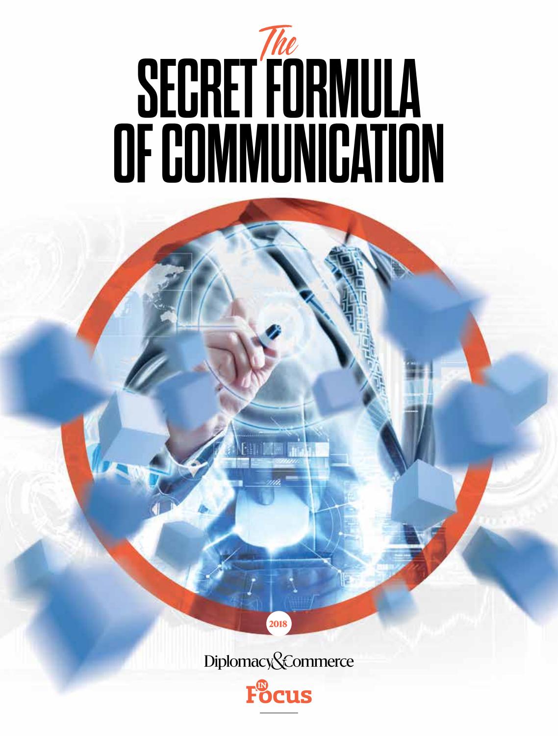 The secret formula of communication 2018 by Diplomacy&Commerce magazine ...