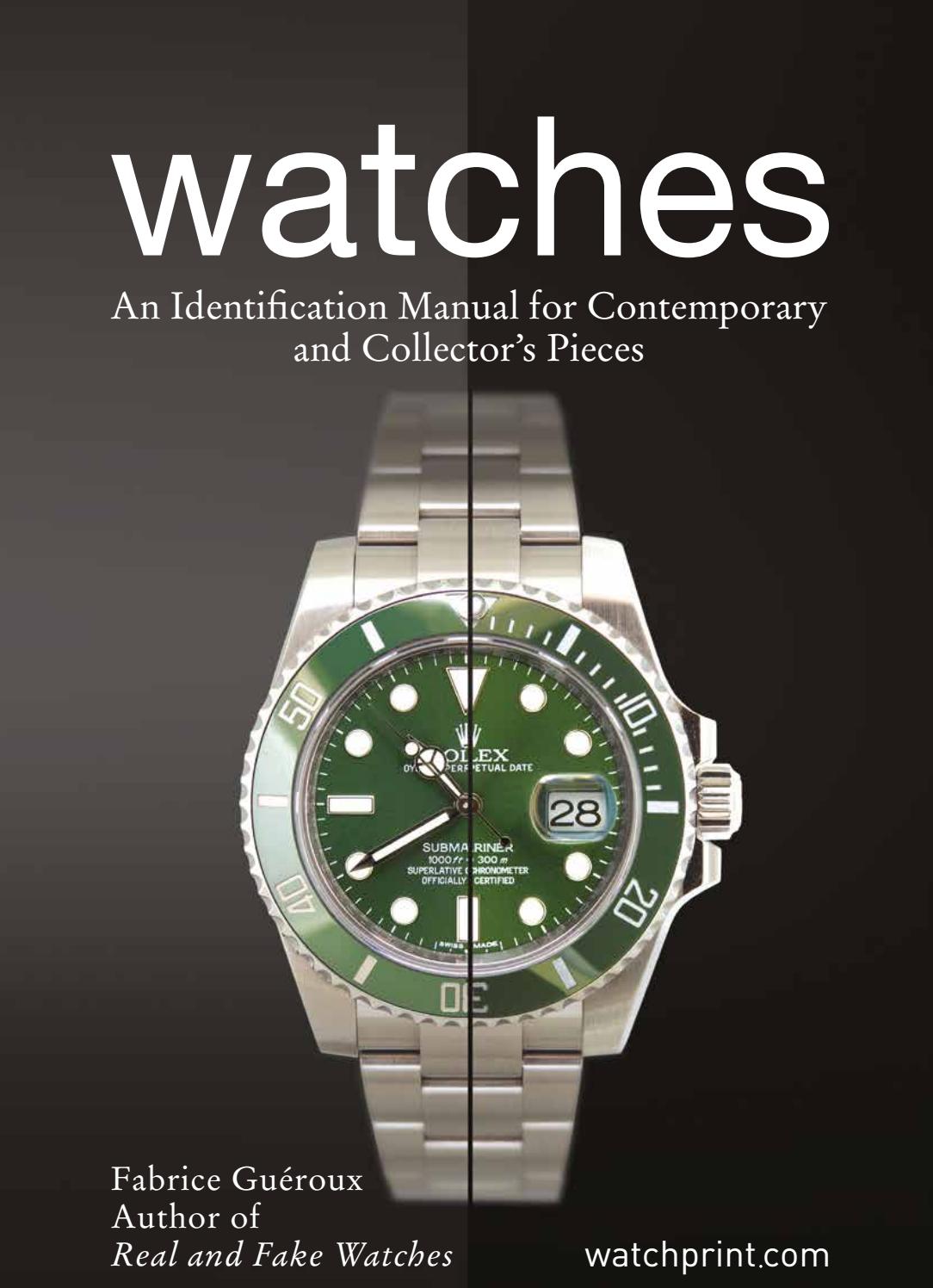 WATCHES An Identification Manual for Contemporary and Collector’s ...