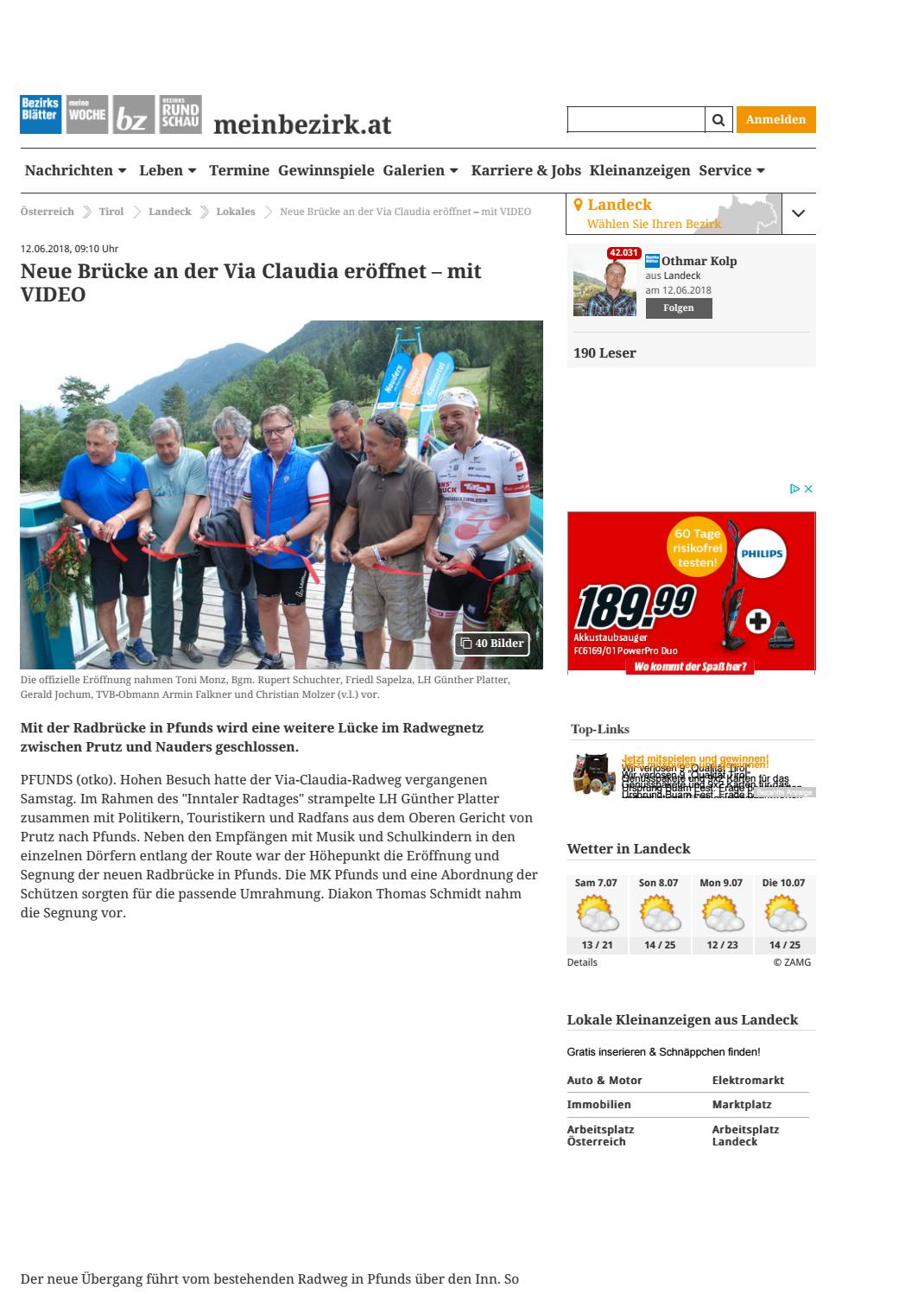 Tiroler Bezirksblaetter 20180612 by Via Claudia Augusta (Deutsch ...