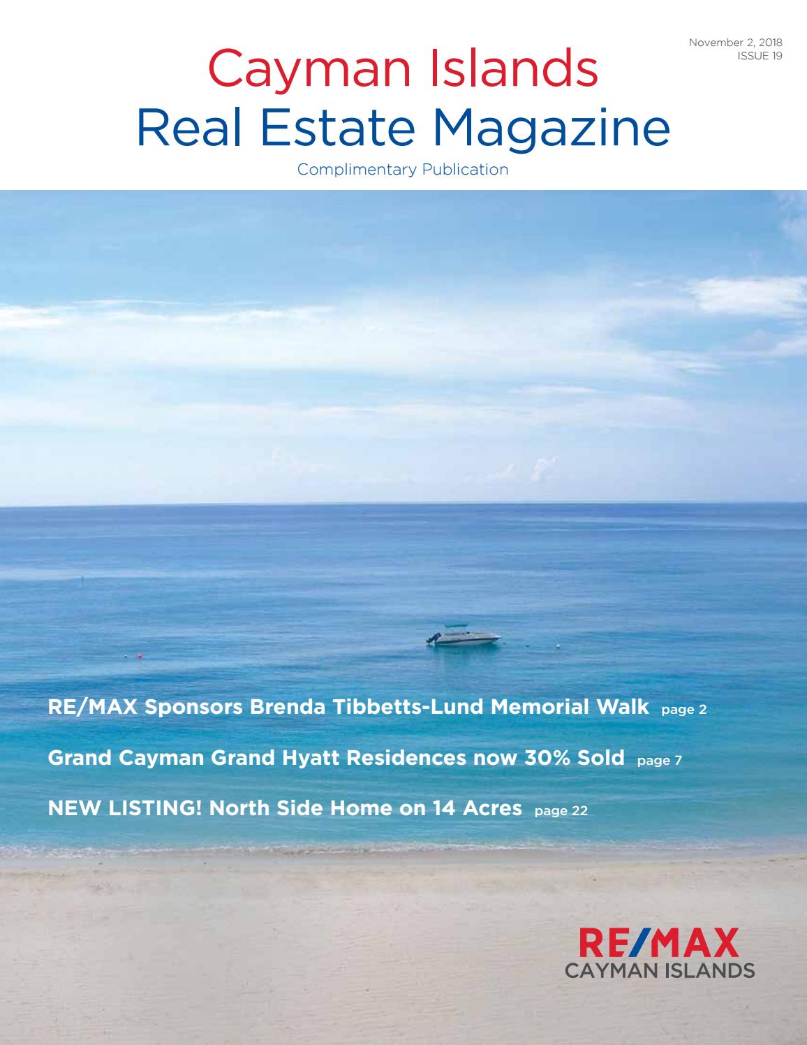 REMAX Cayman Islands Magazine - November 2, 2018 by RE/MAX Cayman ...