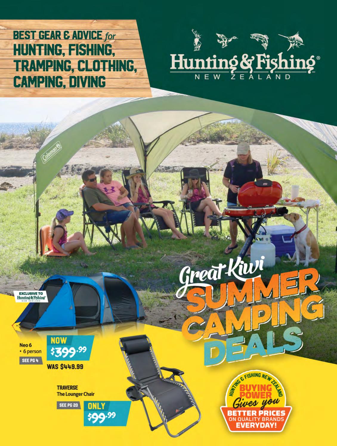 Hunting & Fishing New Zealand Camping Flyer 2018 V2 by Hunting ...