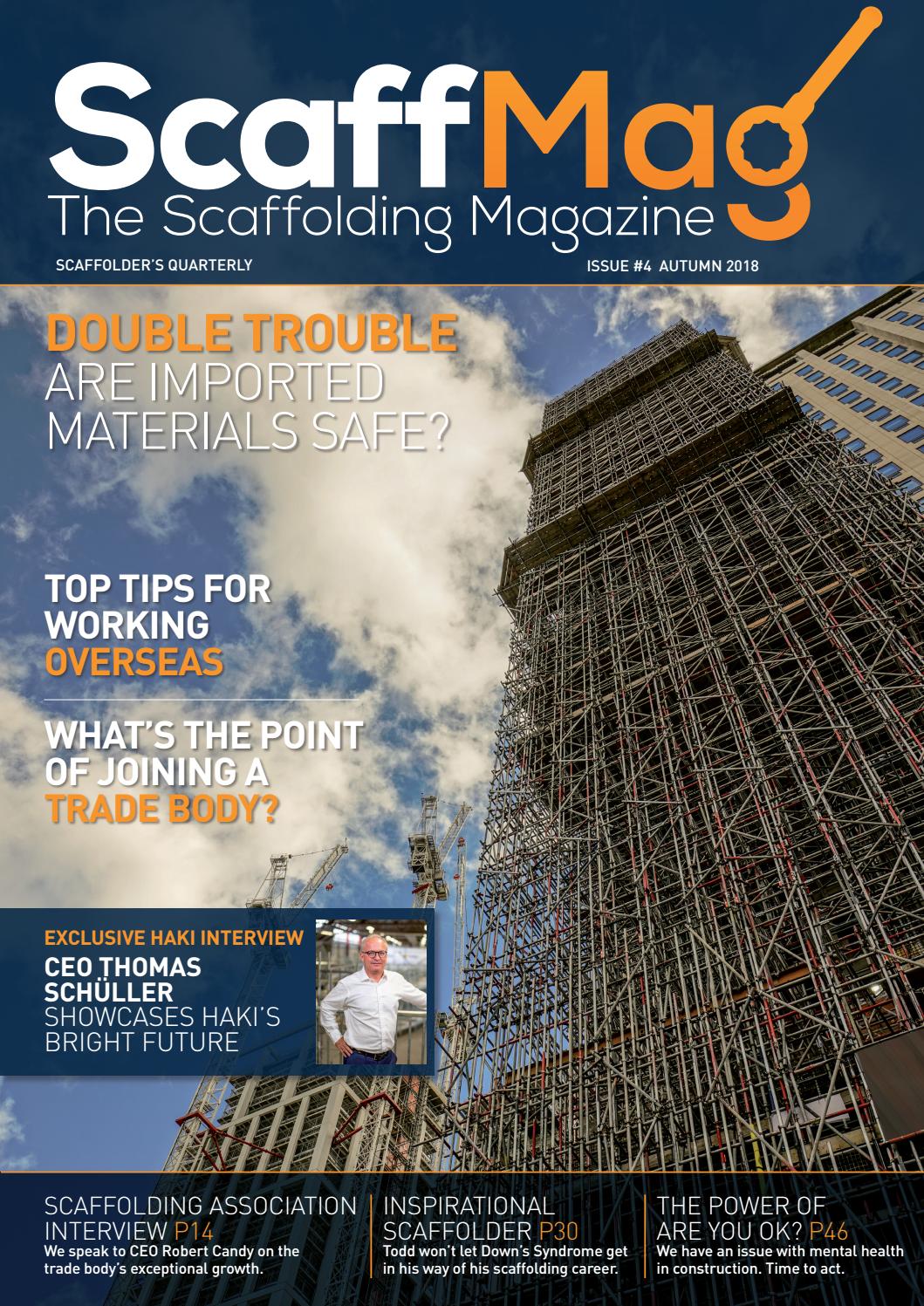 ScaffMag The Scaffolding Magazine Issue 4 by ScaffMag - Issuu