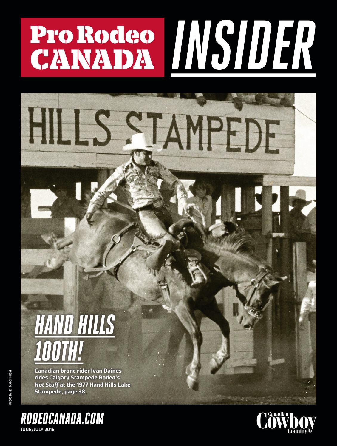 Pro Rodeo Canada Insider - 1606 - Jun/Jul 2016 by Tanner Young ...