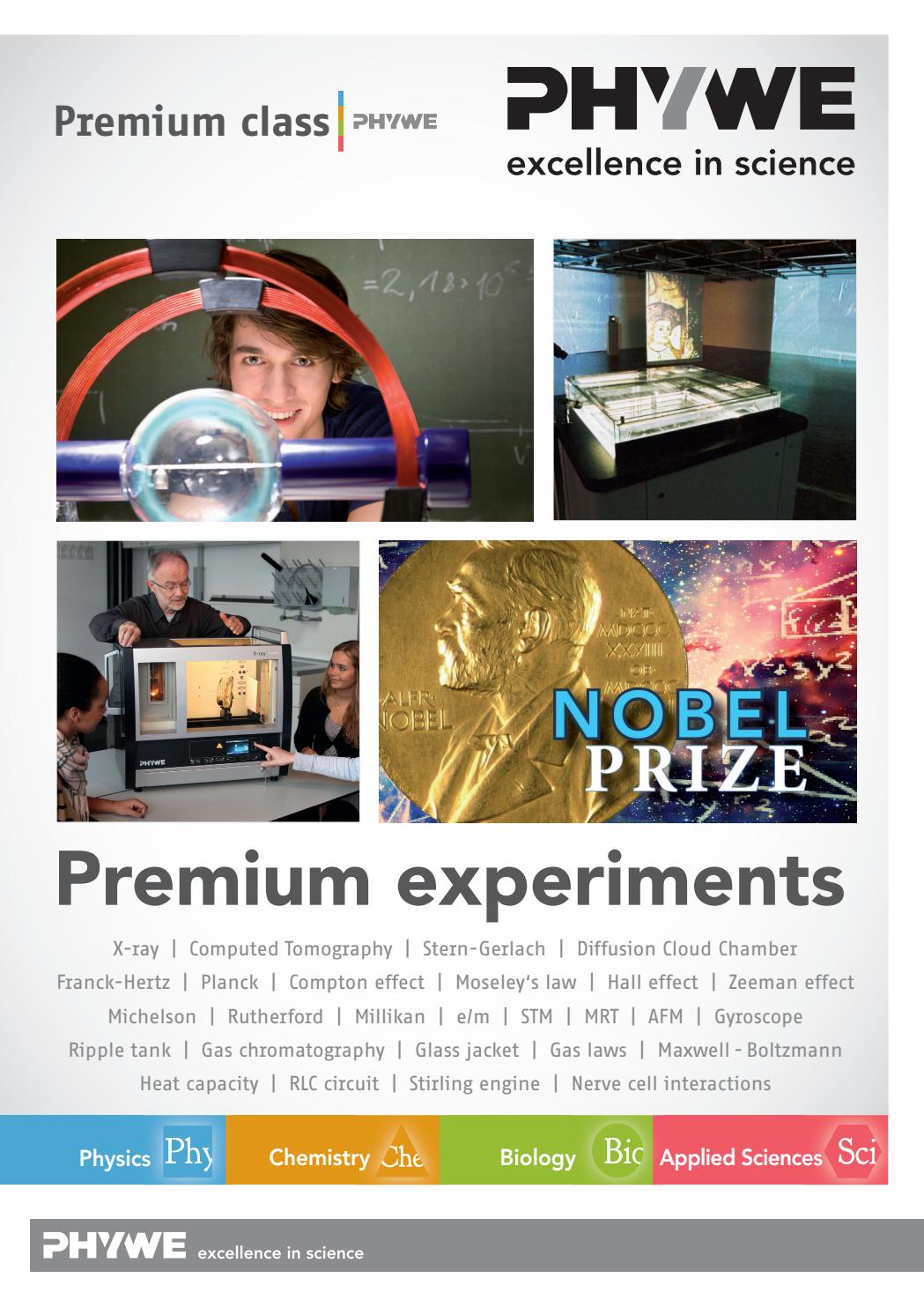 Premium Experiments by PHYWE Systeme GmbH & Co KG - Issuu