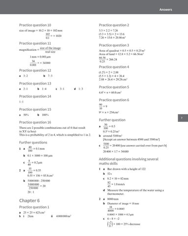 Cambridge IGCSE Biology Maths Skills Workbook Answers by Cambridge International Education - Issuu