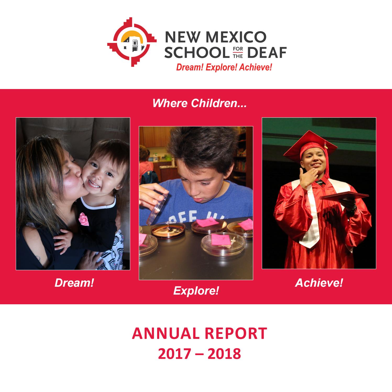 NMSD Annual Report 2017-18 by New Mexico School for the Deaf - Issuu
