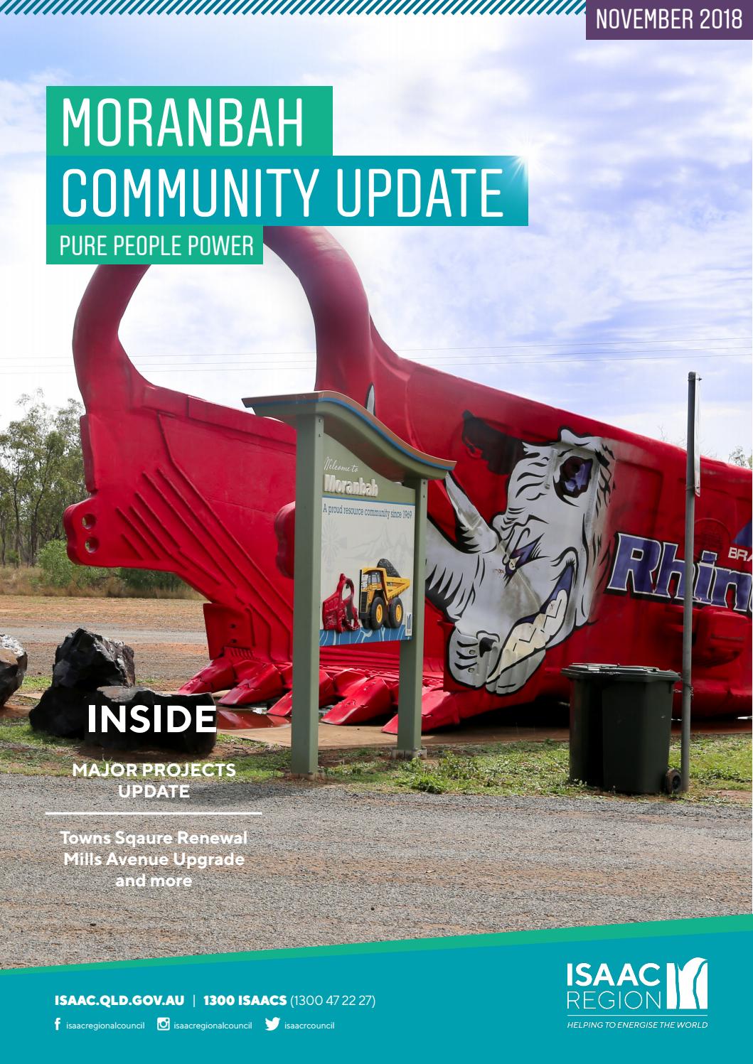 Moranbah Community Update November 2018 by Isaac Regional Council - Issuu