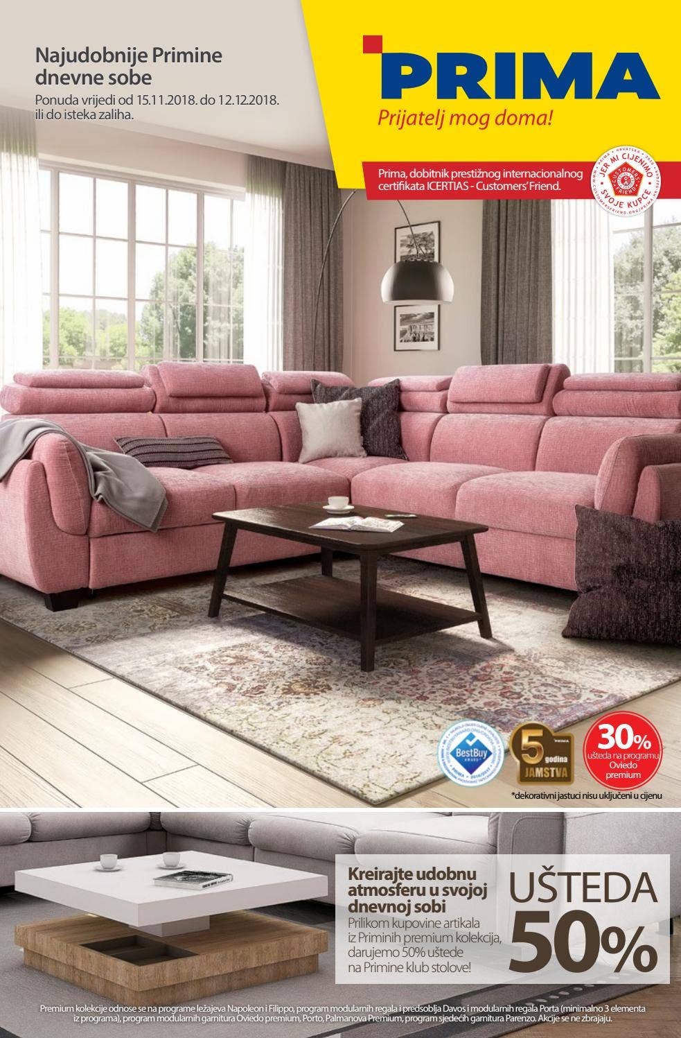 Prima katalog studeni-prosinac 2018. by Prima namještaj - Issuu