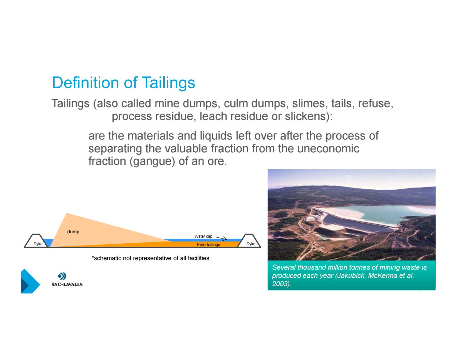 Tailings failure case studies, statistics and failure modes by CIM-ICM ...