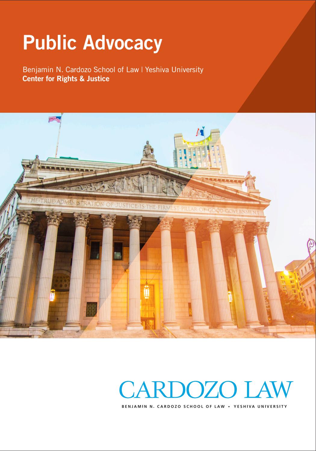 The Center for Rights & Justice at Cardozo School of Law by Cardozo ...