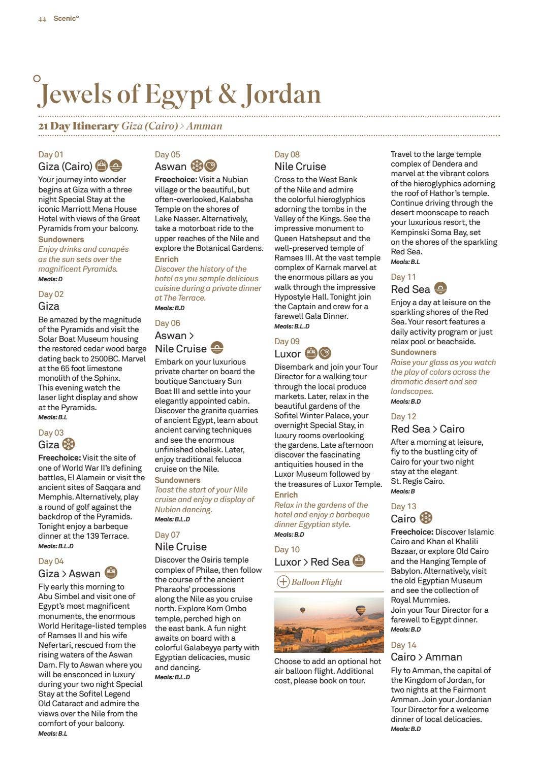 2019/20 Egypt & Jordan with Nile River Cruising by Scenic & Emerald ...