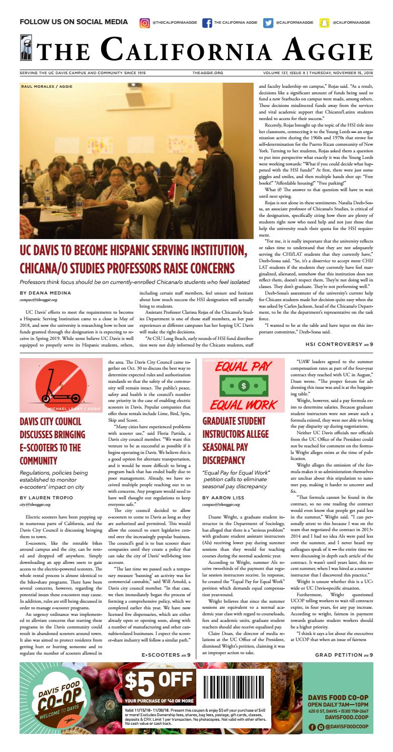November 15, 2018 by The California Aggie - Issuu