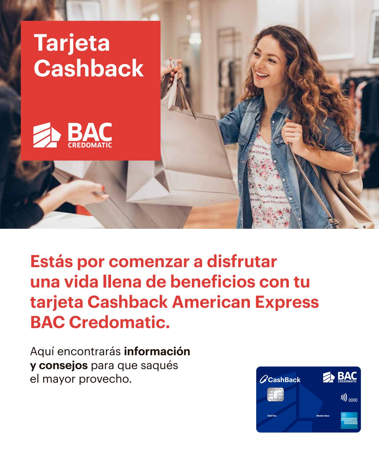 Cargos de Tarjeta Cashback BAC Credomatic by BAC | Credomatic - Issuu