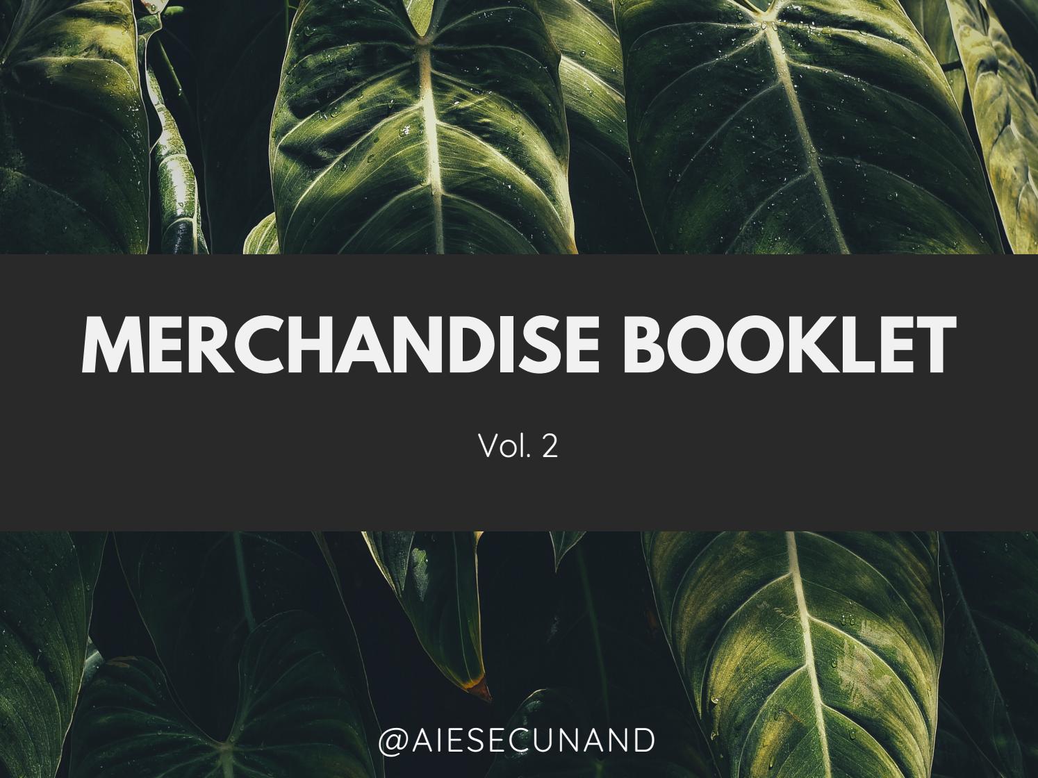 Merchandise Booklet Vol. 2 2018 by AIESEC in UNAND - Issuu