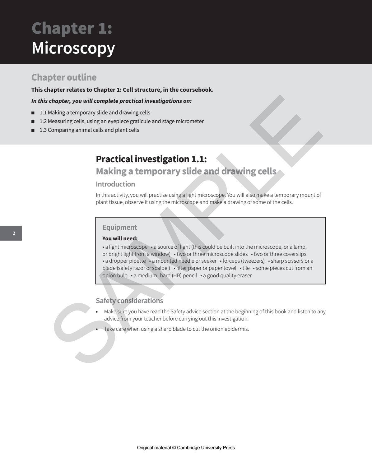 AS A Level Biology Workbook by Cambridge International Education - Issuu