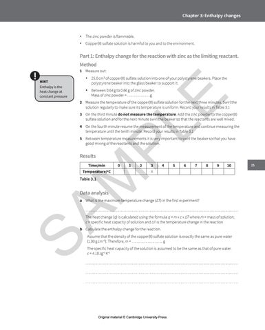 AS A Level Chemistry Practical Workbook by Cambridge International ...