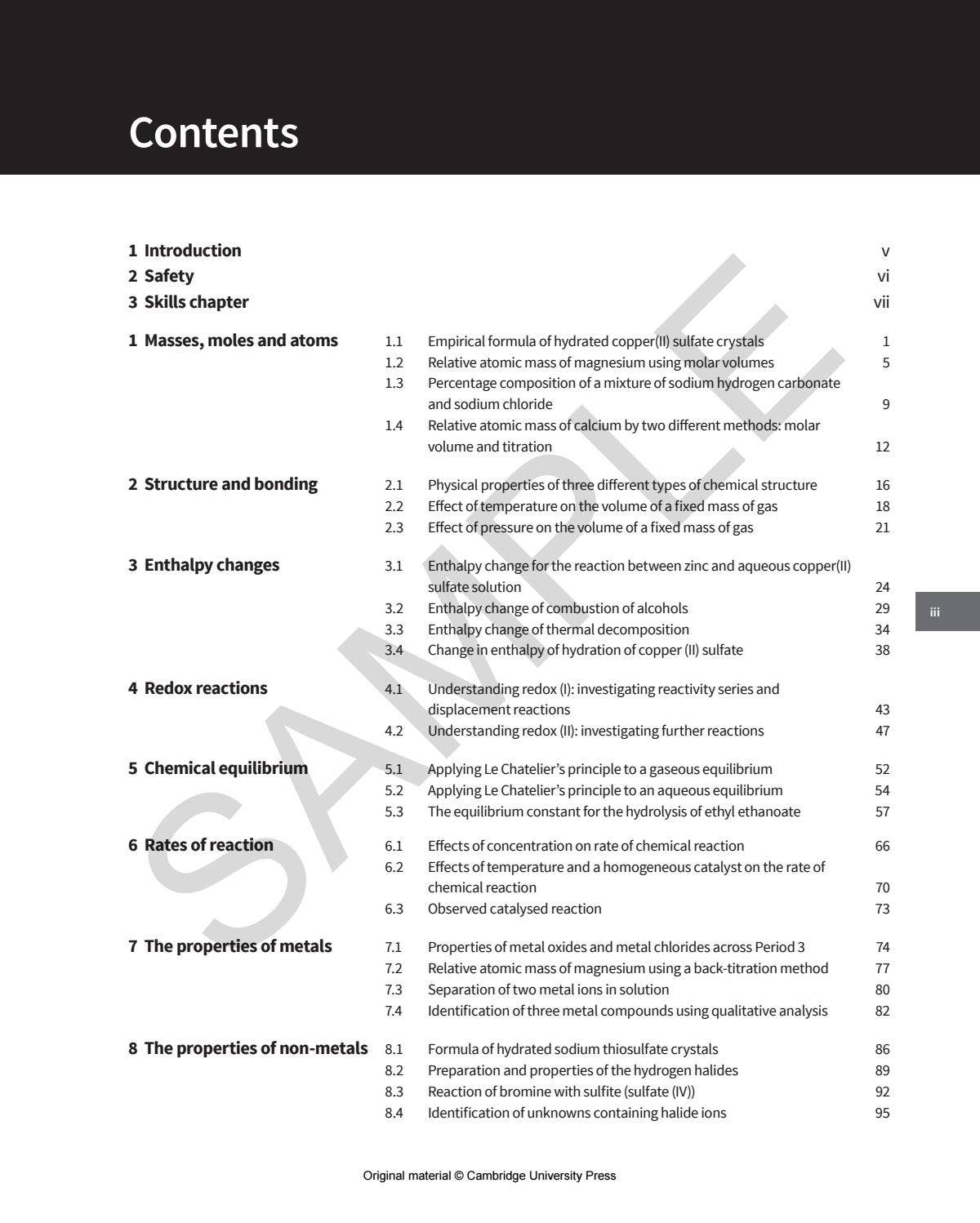 AS A Level Chemistry Practical Workbook by Cambridge International ...