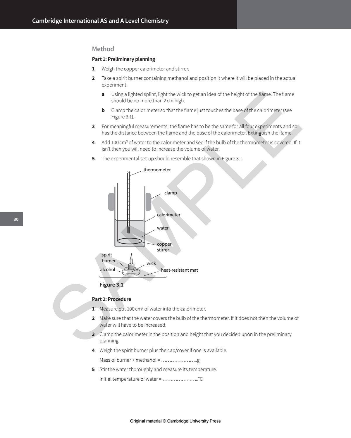 AS A Level Chemistry Practical Workbook by Cambridge International ...