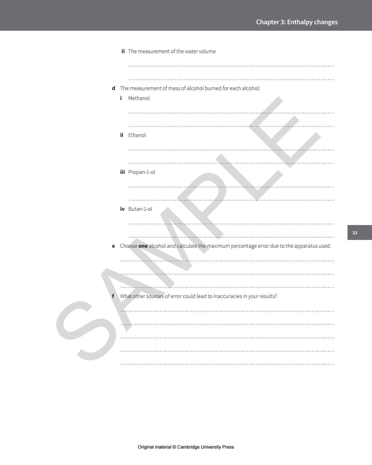 AS A Level Chemistry Practical Workbook by Cambridge International ...