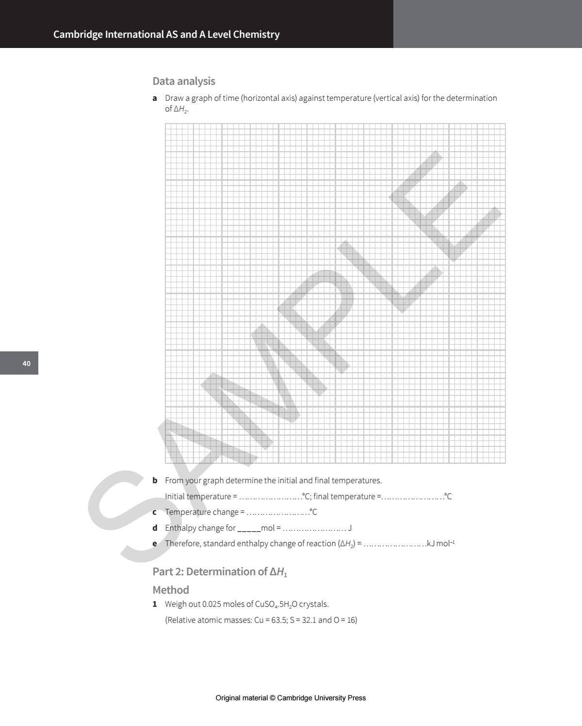 AS A Level Chemistry Practical Workbook by Cambridge International ...