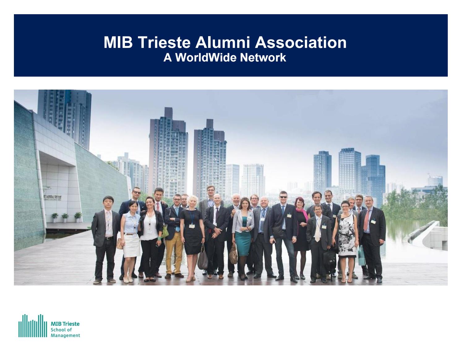 MIB Trieste Alumni Association by MIB Trieste School of Management - Issuu