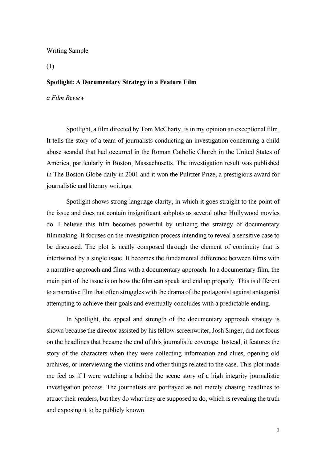 Zul s Writing Sample Film Reviews By Zulhiczar Arie Issuu