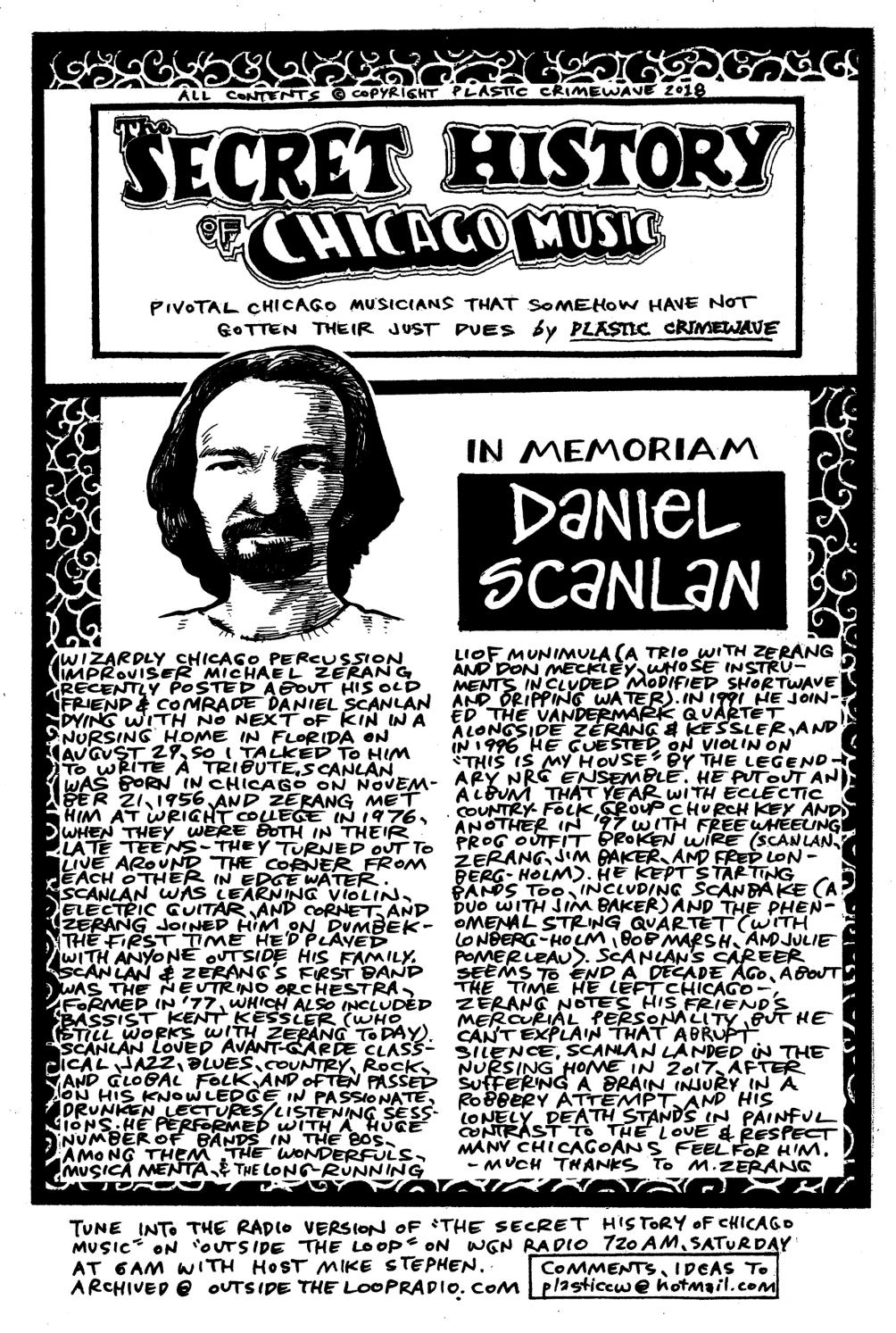 The Secret History of Chicago Music: Daniel Scanlan by Chicago Reader ...