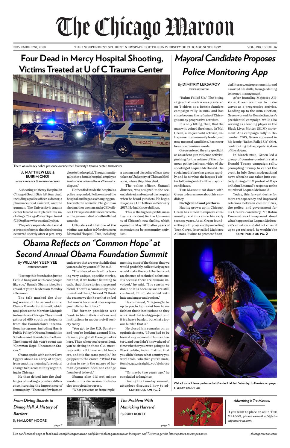 112018 by Chicago Maroon - Issuu