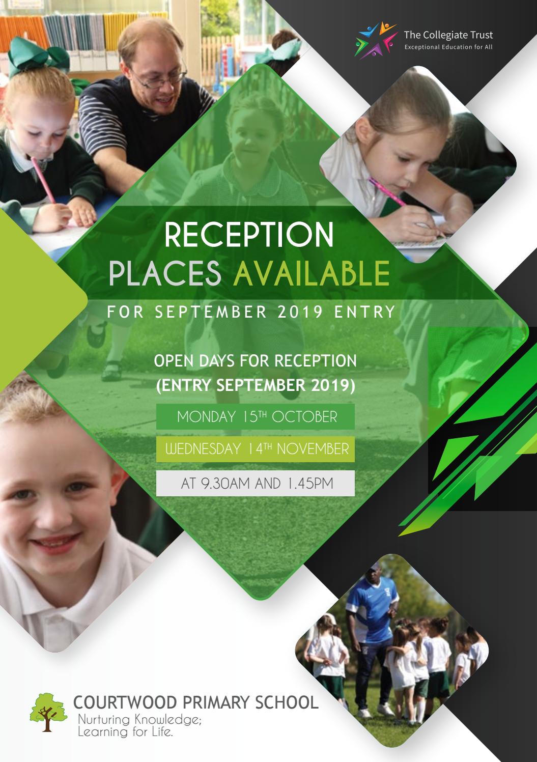 Open Day Flyer - Courtwood Primary School by Smarter Reach | Marketing ...