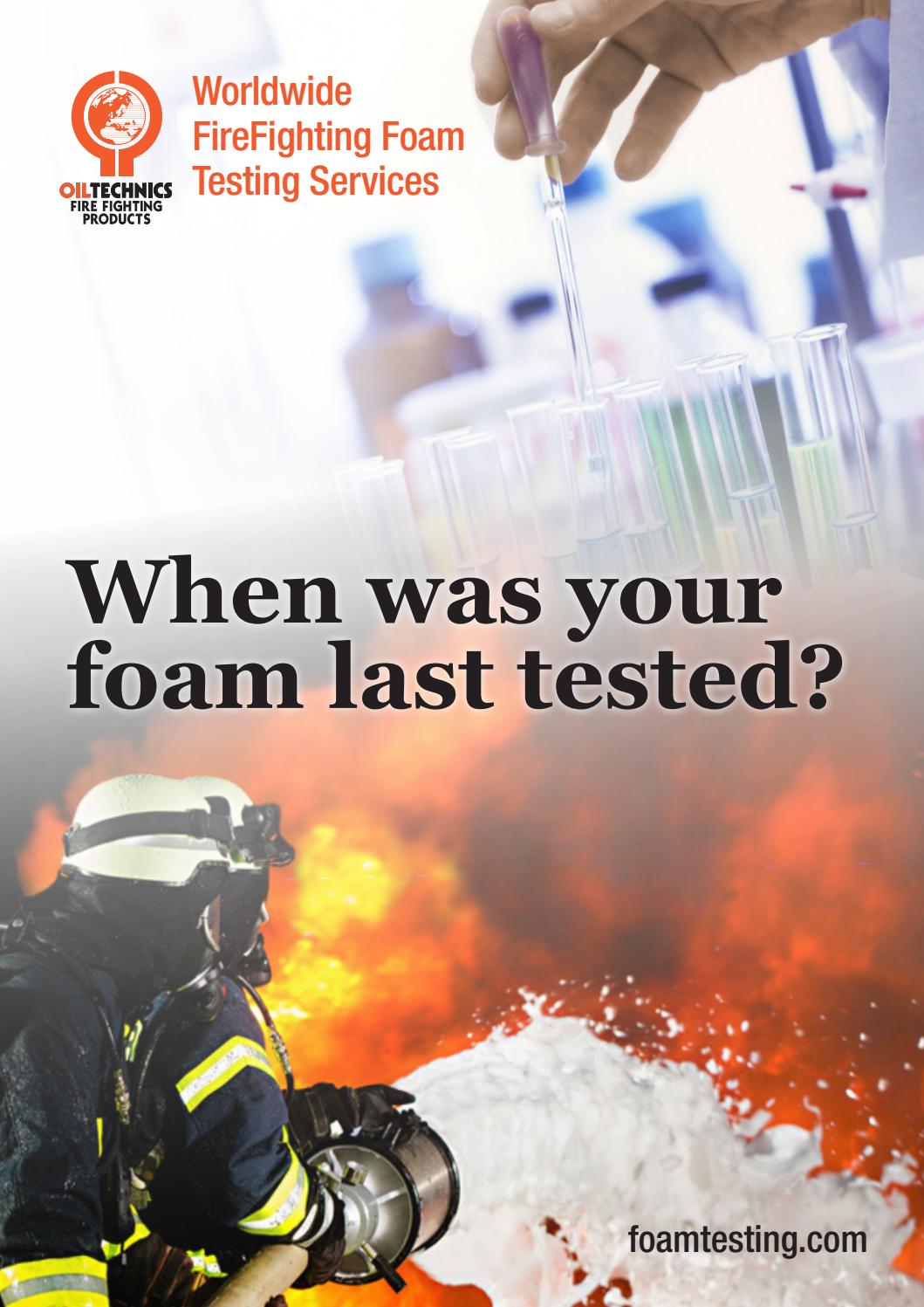 Worldwide Firefighting Foam Testing Services by OTL Group - Issuu