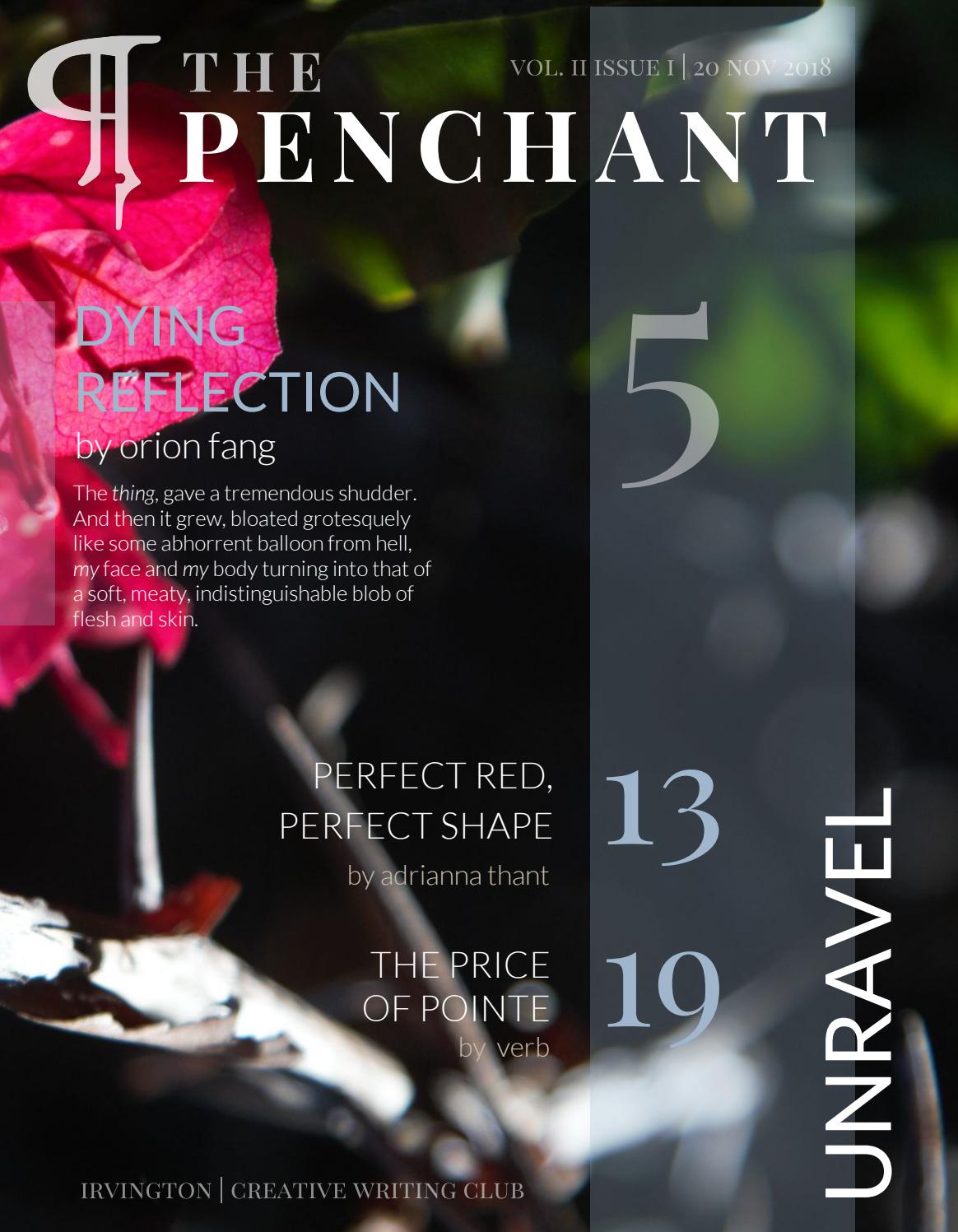 Penchant2.1 by The Penchant Literary Magazine - Issuu