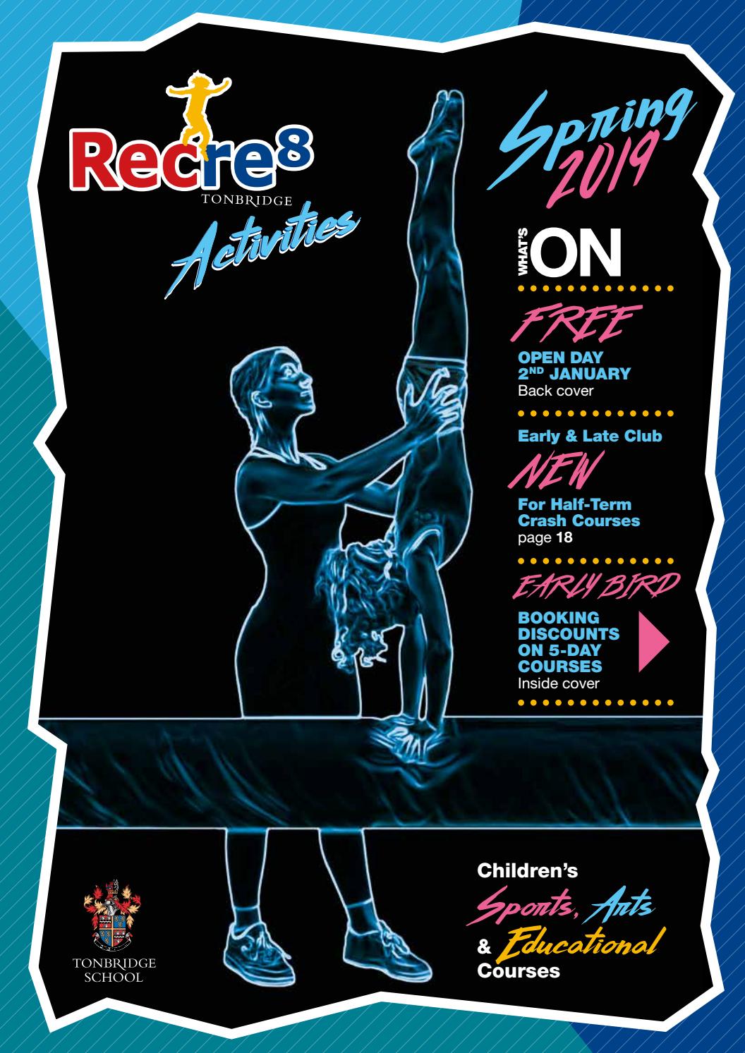 Recre8 Children's Holiday & Term Time Activities 2019 by Tonbridge ...