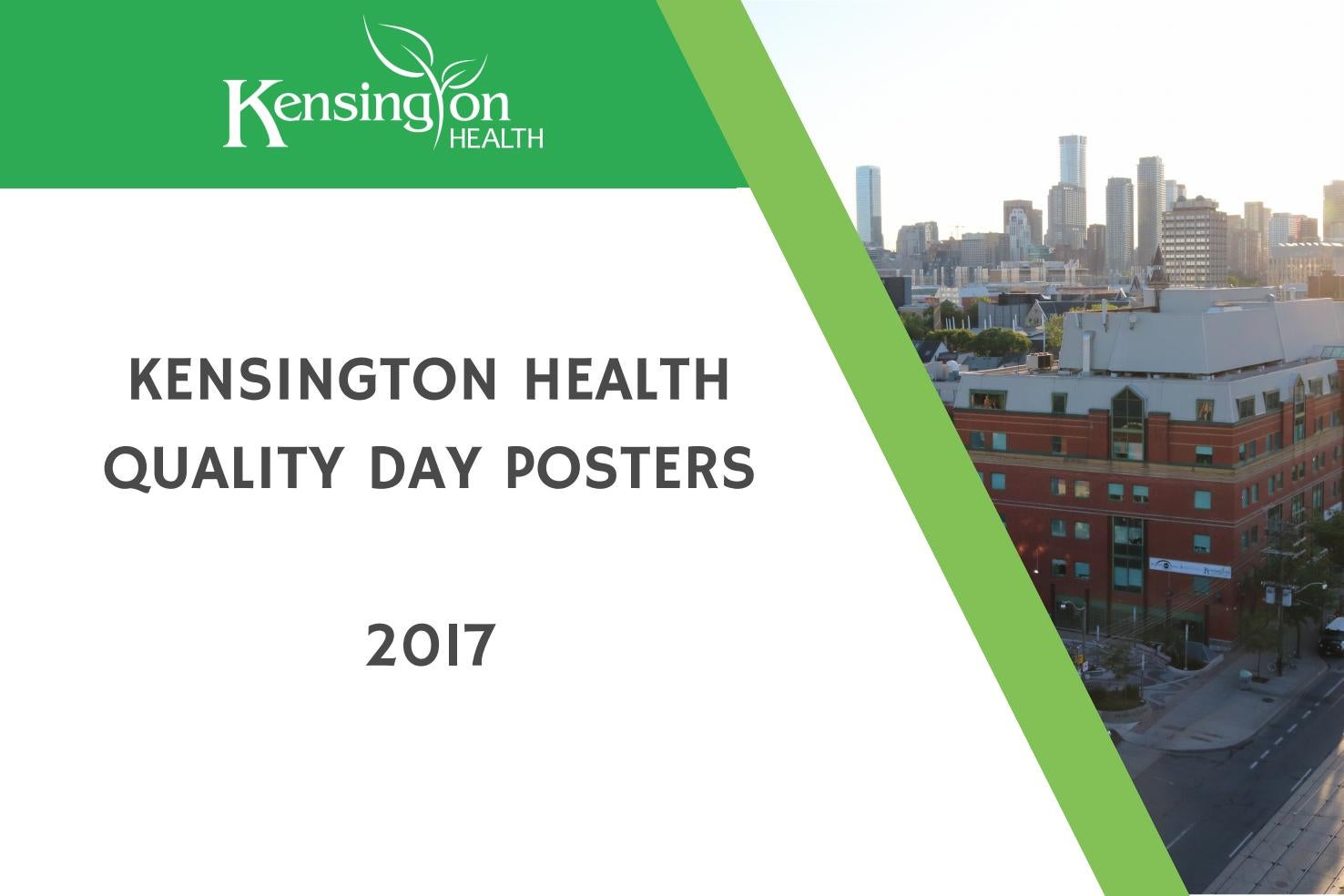 Quality Day Posters 2017 by kensingtonhealth - Issuu