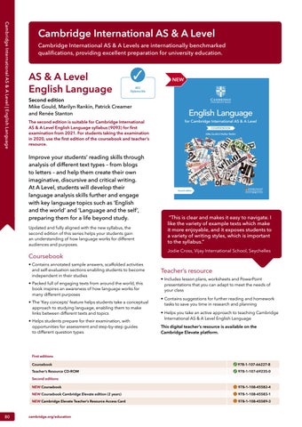 Cambridge International US Catalog by Cambridge International Education ...