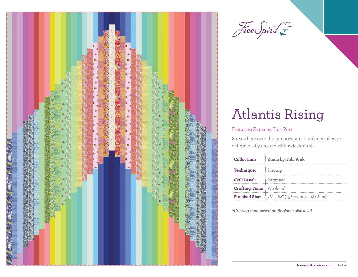 Atlantis Rising and Rainbow Waves Patterns by FreeSpirit Fabrics - Issuu