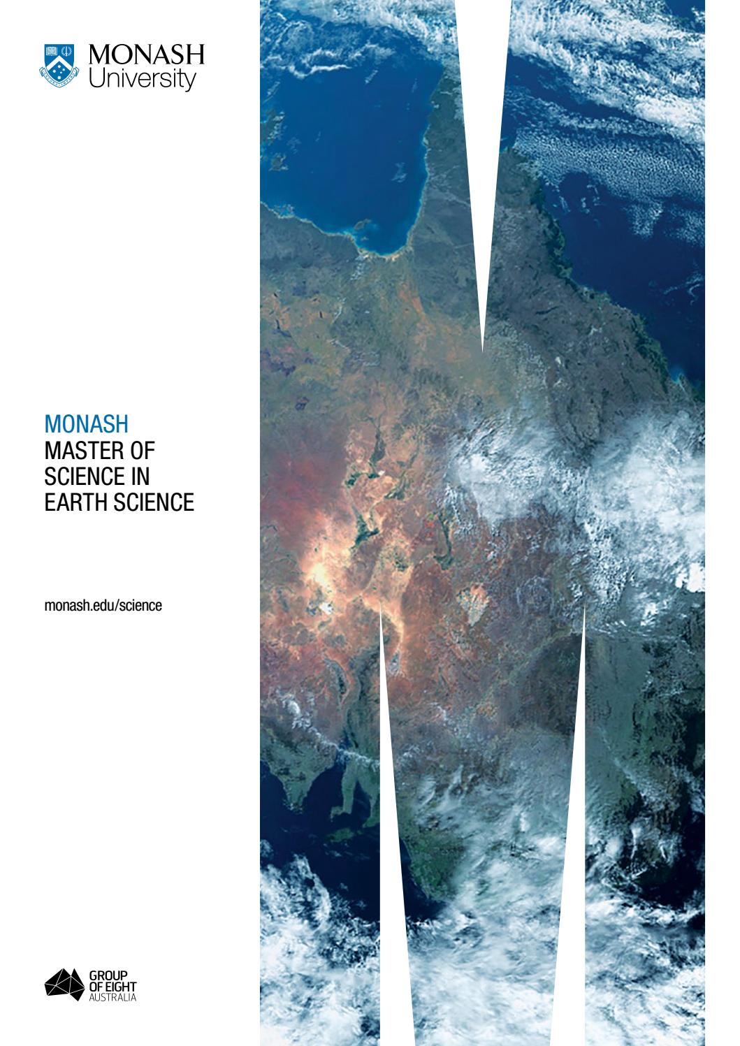 Monash Master of Science in Earth Science by Monash Faculty of Science ...