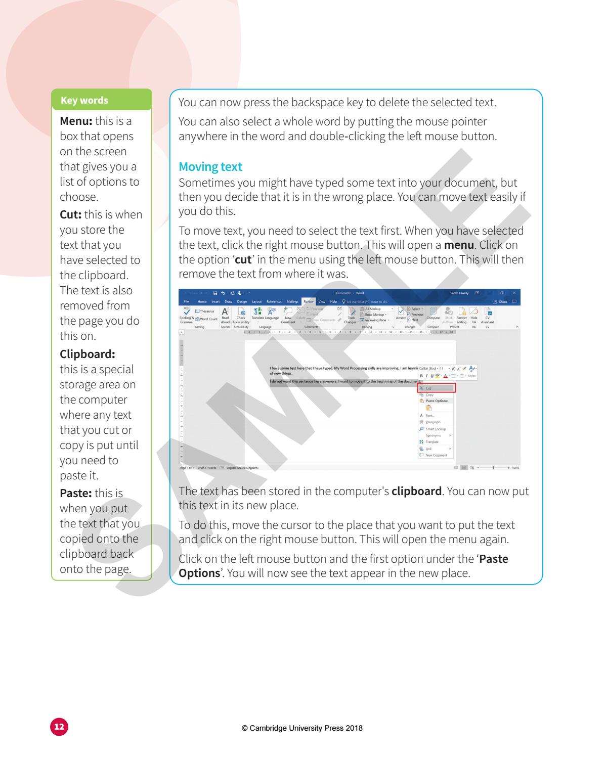 ICT Starters Initial Steps sample by Cambridge University Press ...