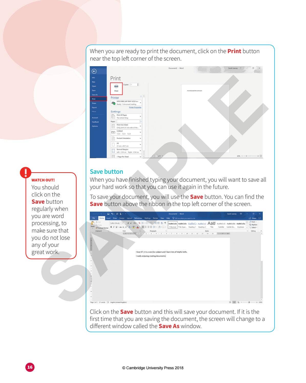 ICT Starters Initial Steps sample by Cambridge International Education ...