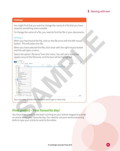 ICT Starters Initial Steps sample by Cambridge International Education ...