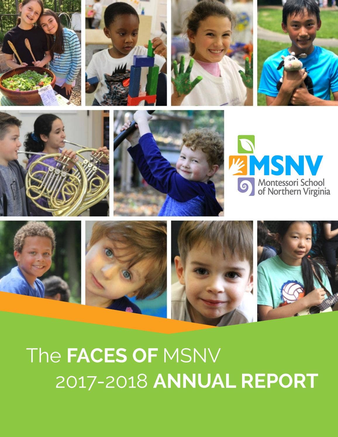 2017-2018 MSNV Annual Report by Montessori School of Northern Virginia ...