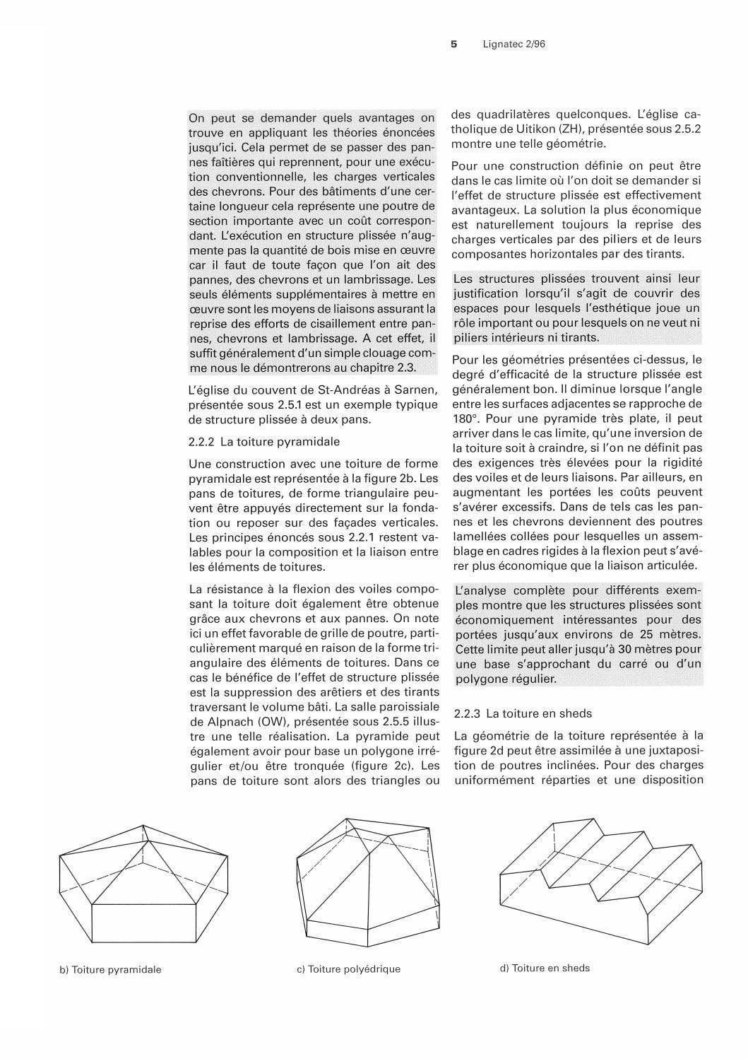 Coques et structures plissées en bois by Lignum - Issuu