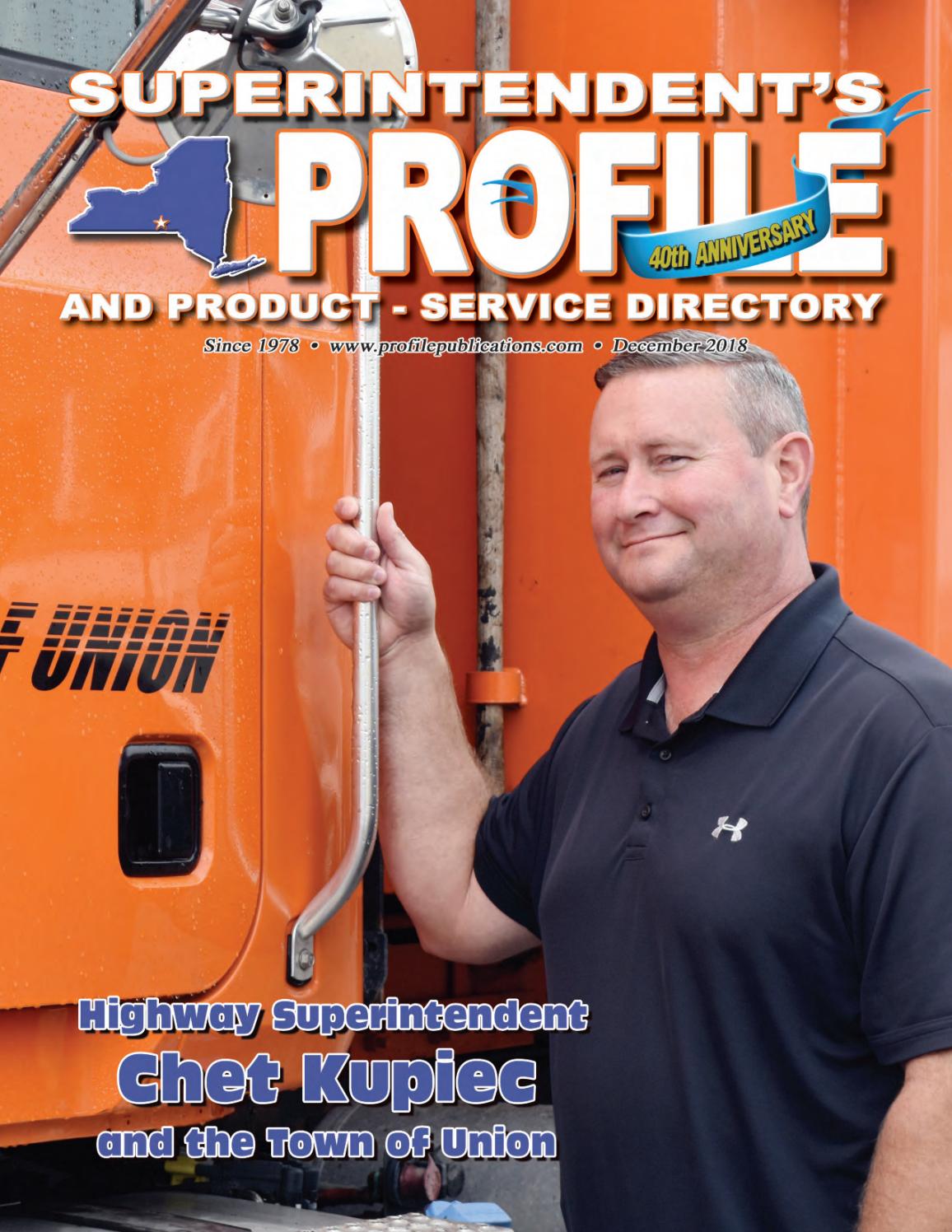 Superintendent's Profile December 2018 by Construction Equipment Guide ...