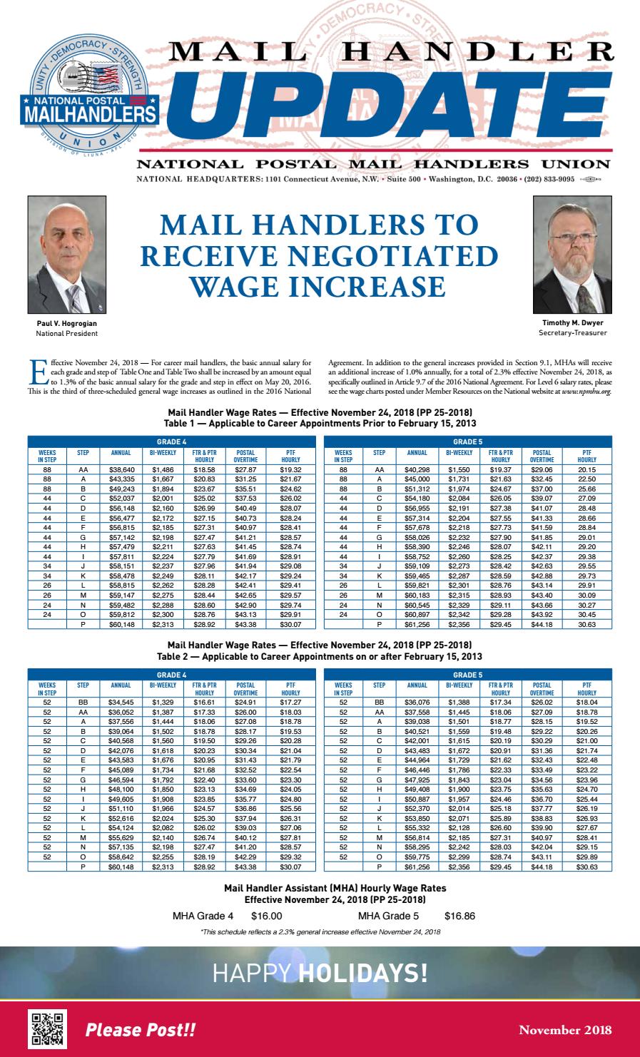 November 2018 by National Postal Mail Handlers Union - Issuu