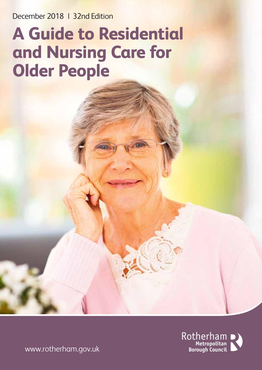 A guide to residential and nursing care for older people Winter 2018 by ...