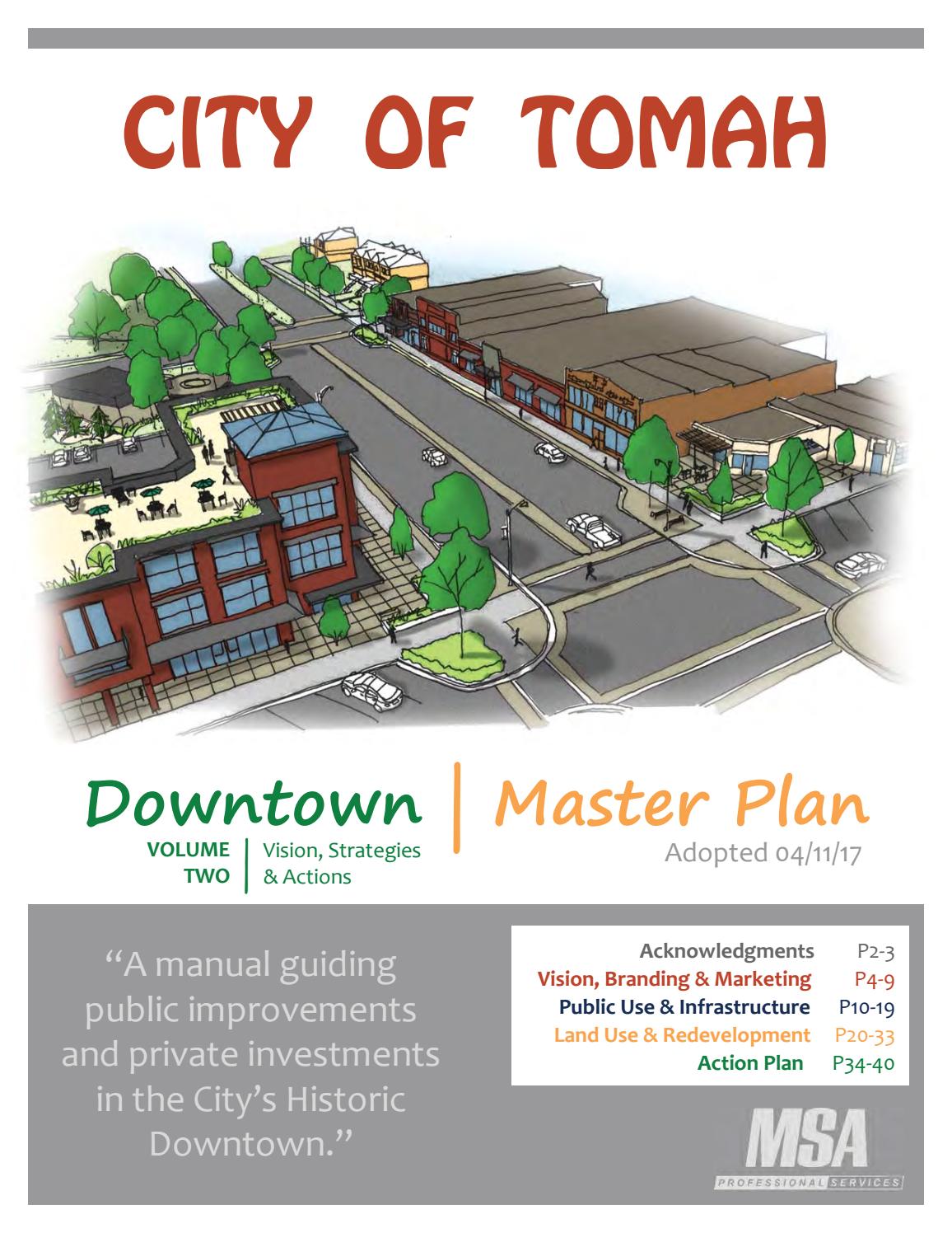 Tomah Downtown Master Plan (Vol 2) by MSA Professional Services - Issuu
