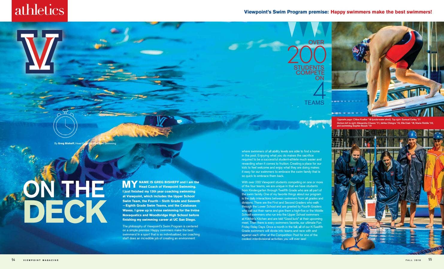 Viewpoint Magazine Spring 2018 by Viewpoint School - Issuu