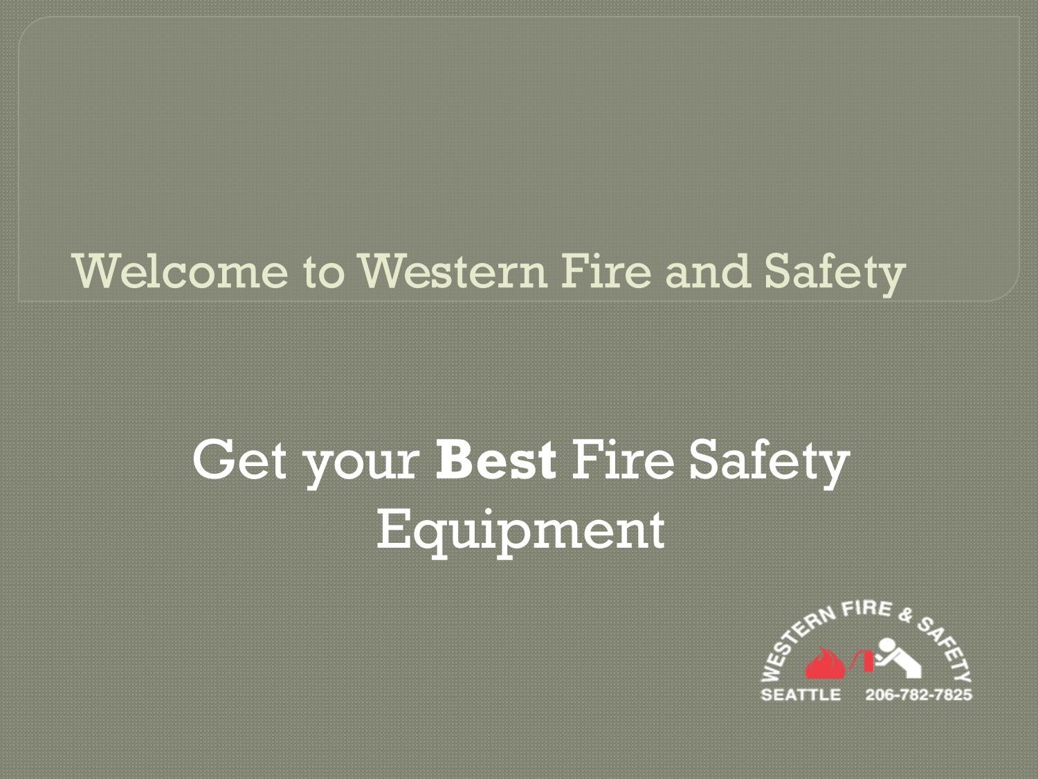 Western Fire and Safety -Seattle, WA by westernfiresafety - Issuu